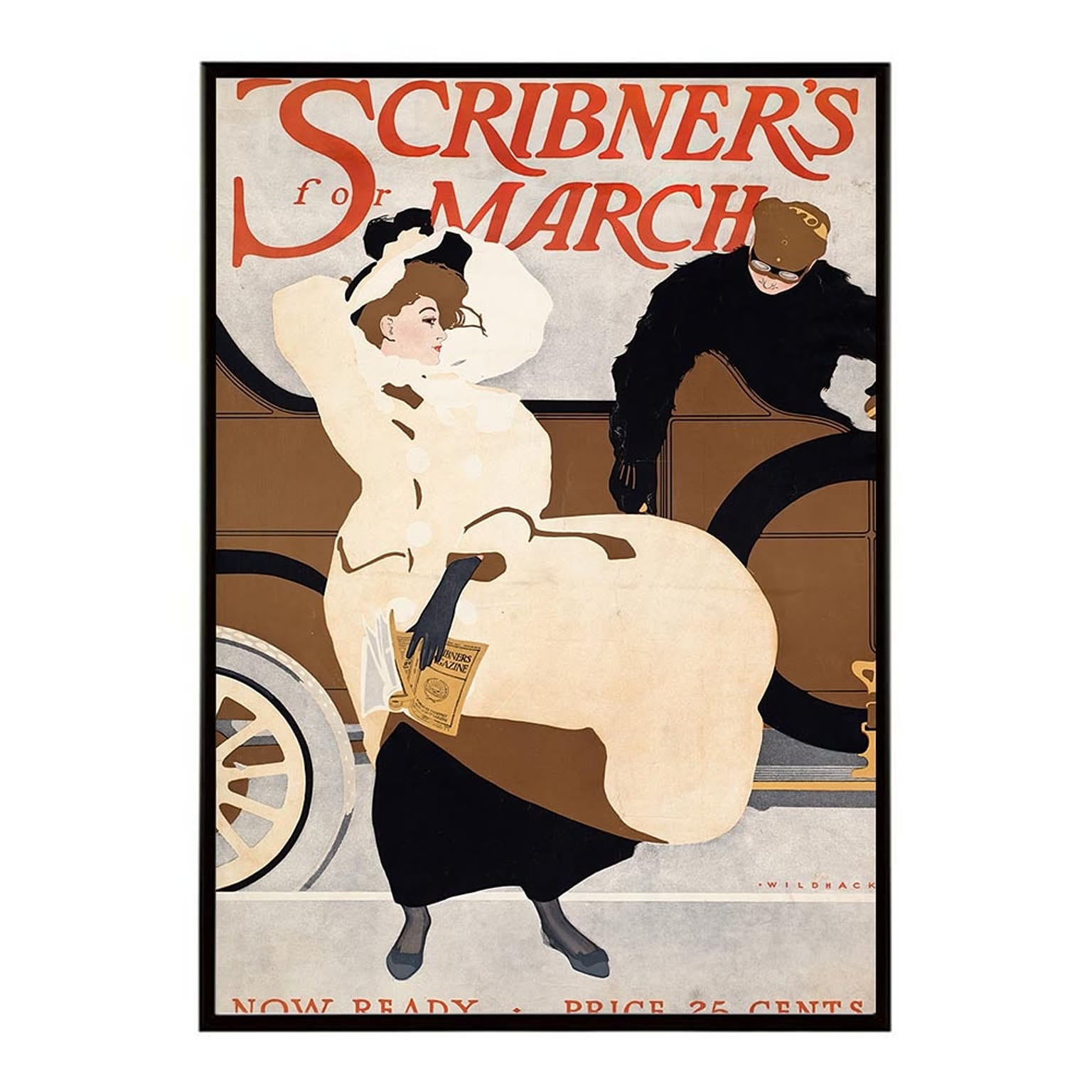 EFPI Scribner’s for March 超レトロ 古い 世界 ポスター インテリア クラ【bn-poster-2143】 - 通販 | 家具とインテリアの通販【RoomClip ...