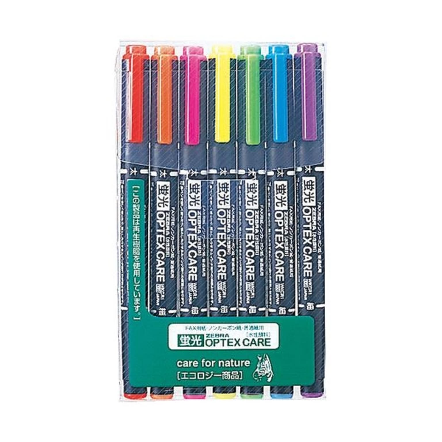 ゼブラ 蛍光オプテックスケア WKCR1-7C 7色 10組 - 通販 | 家具とインテリアの通販【RoomClipショッピング】