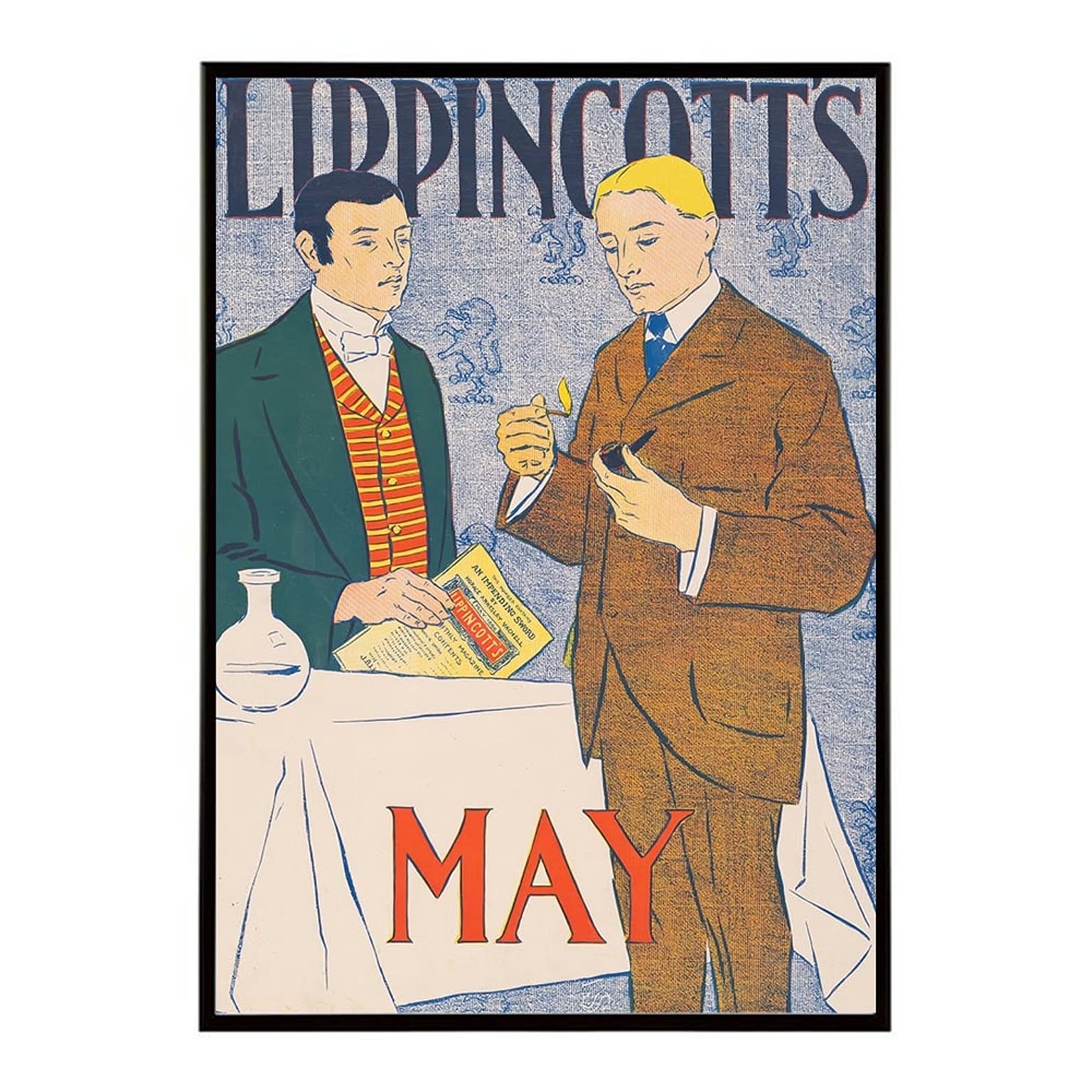 EFPI Lippincott’s_May超古いポスター 復刻 デジタルリマスター 古典 アンティー【bn-poster-1263】 - 通販 ...