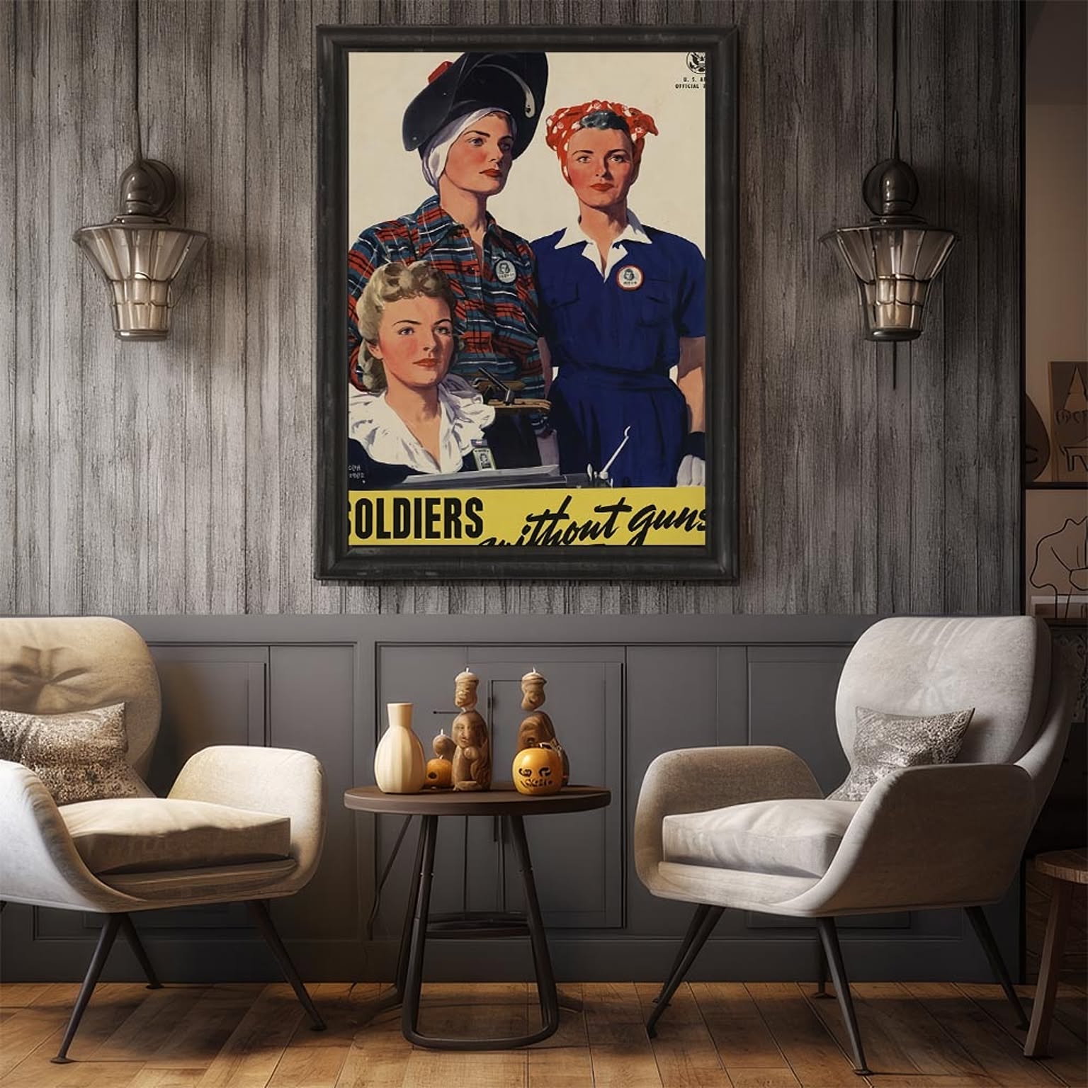 EFPI Soldiers without guns超古いポスター 復刻 デジタルリマスター 古典 【bn-poster-1538】 - 通販 | 家具とインテリアの通販【RoomClip ...