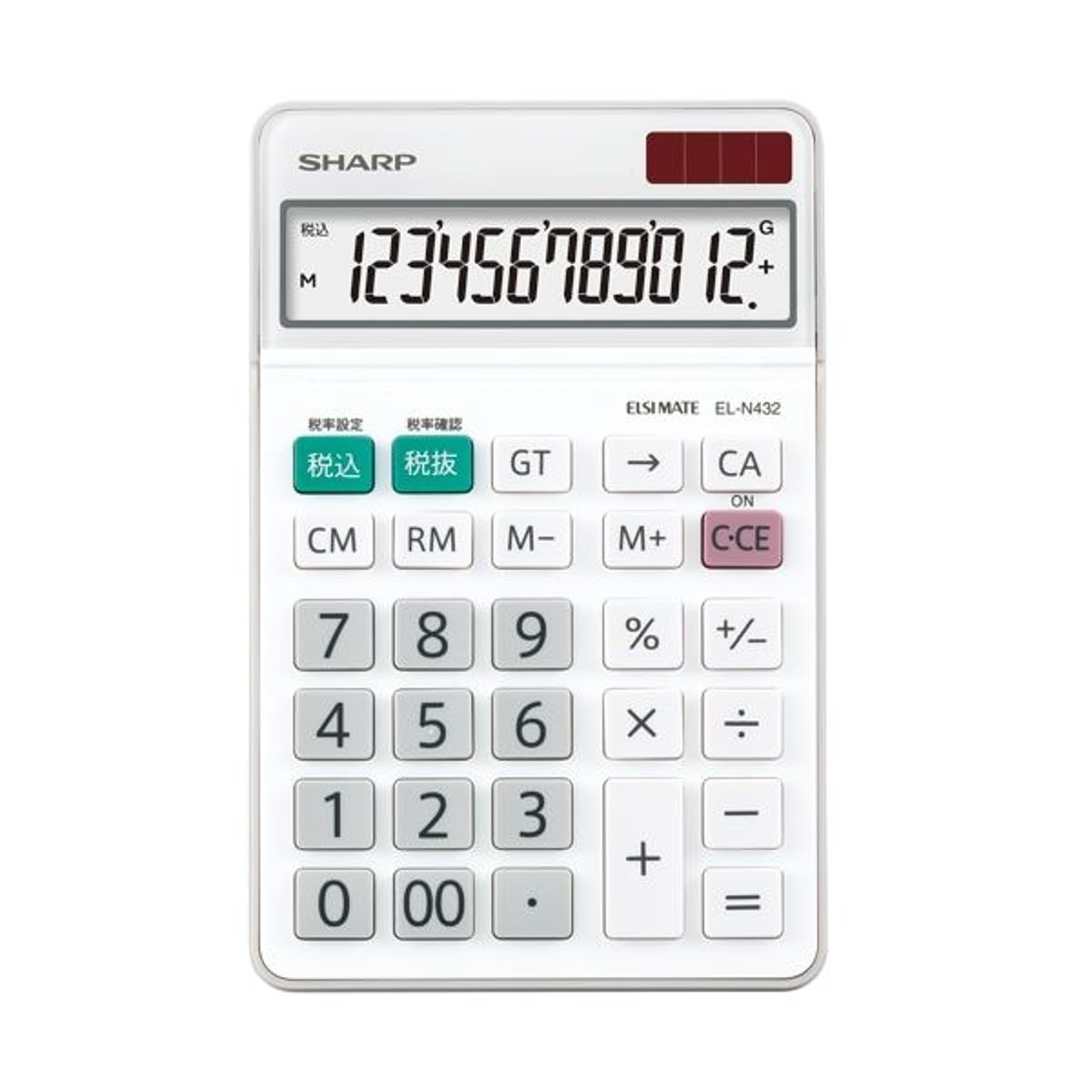 (まとめ) シャープ エルシーメイト電卓 12桁ナイスサイズ EL-N432-X 1台 【×10セット】 - 通販 | 家具とインテリアの通販【RoomClipショッピング】