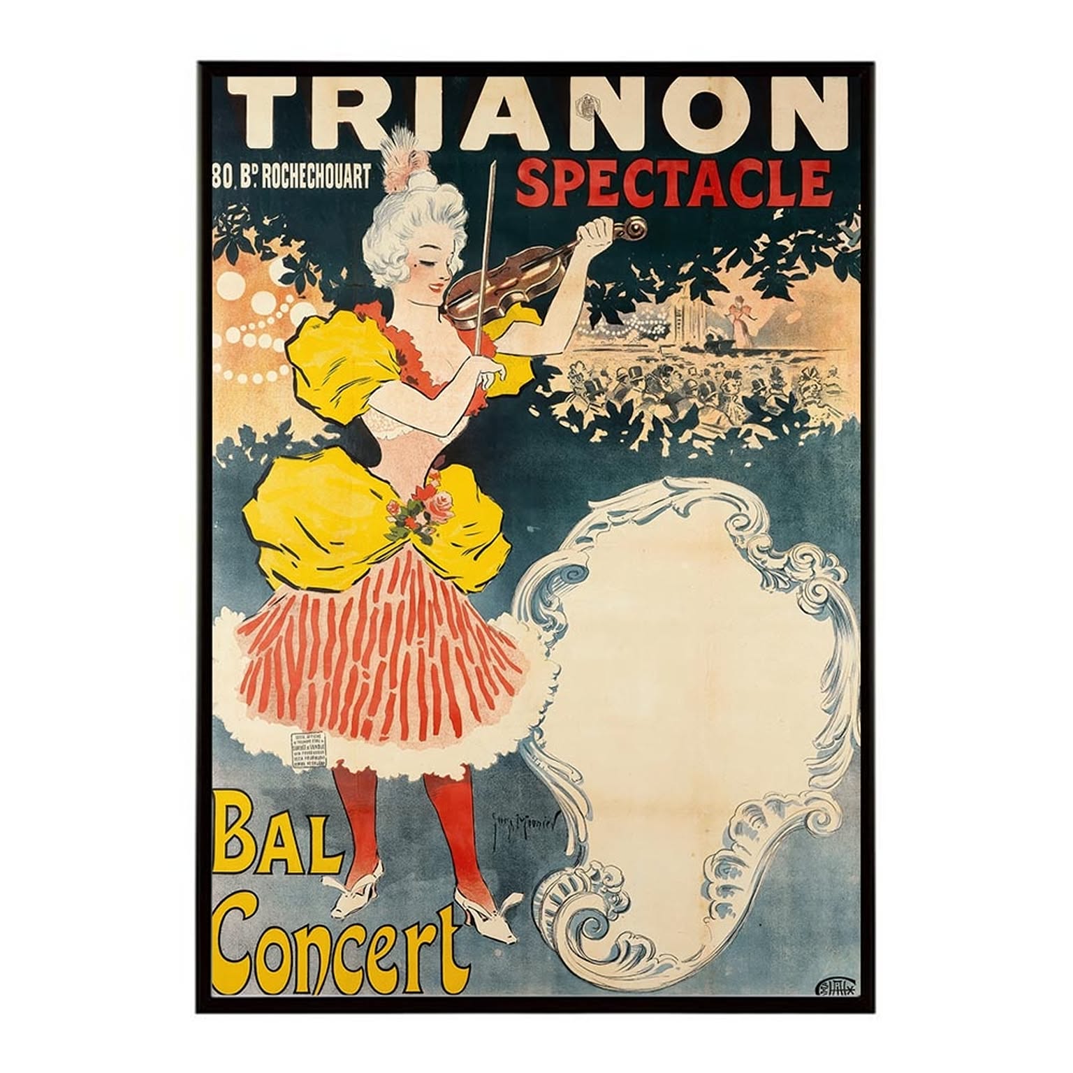 EFPI Trianon 80, Bd Rochechouart Spectacle Bal C【bn-poster-1721】 - 通販 ...