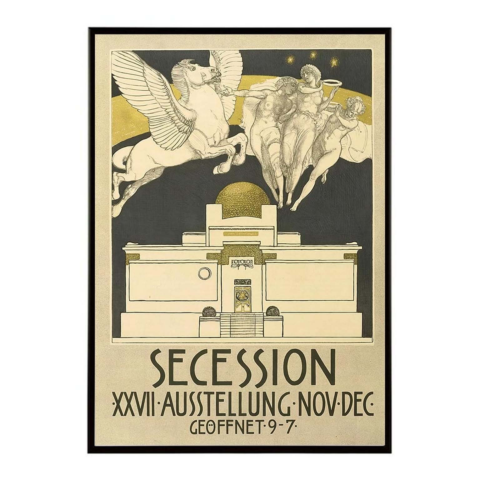 EFPI Secession_?_XXVII_Ausstellung-Nov-Dec.超古いポスター【bn-poster-1519】 - 通販 ...