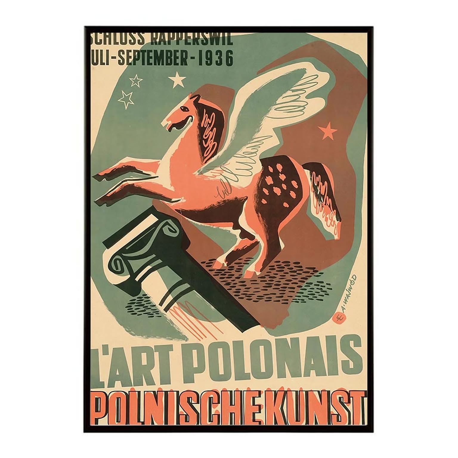 EFPI L’Art_Polonais_Polnische_Kunst._Schloss_Rappe【bn-poster-1272】 - 通販 ...