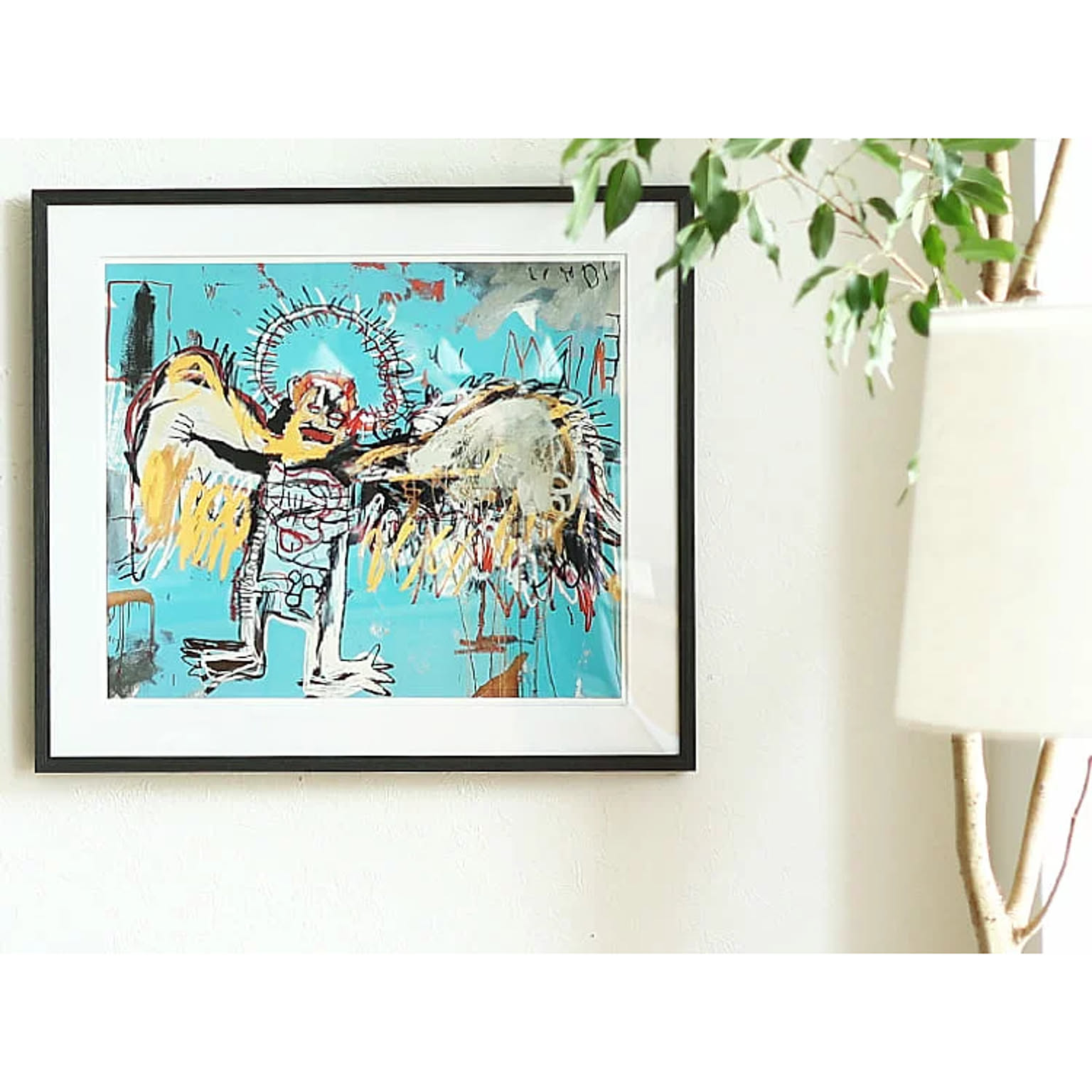 Jean-Michel Basquiat アートポスター FalLen Angel, 1981 - 通販 | 家具とインテリアの通販 ...