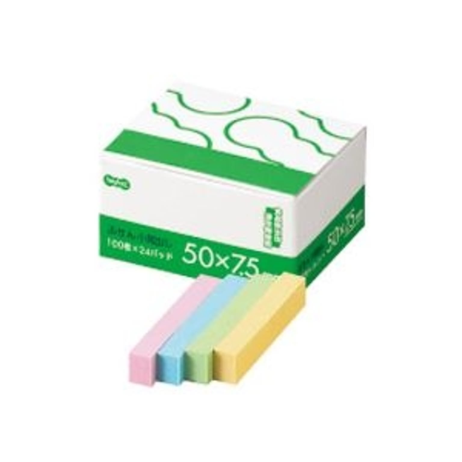 （まとめ） TANOSEE ふせん 小見出し 50×7.5mm 4色 1パック（24冊） 【×10セット】 - 通販 | 家具とインテリアの通販【RoomClipショッピング】