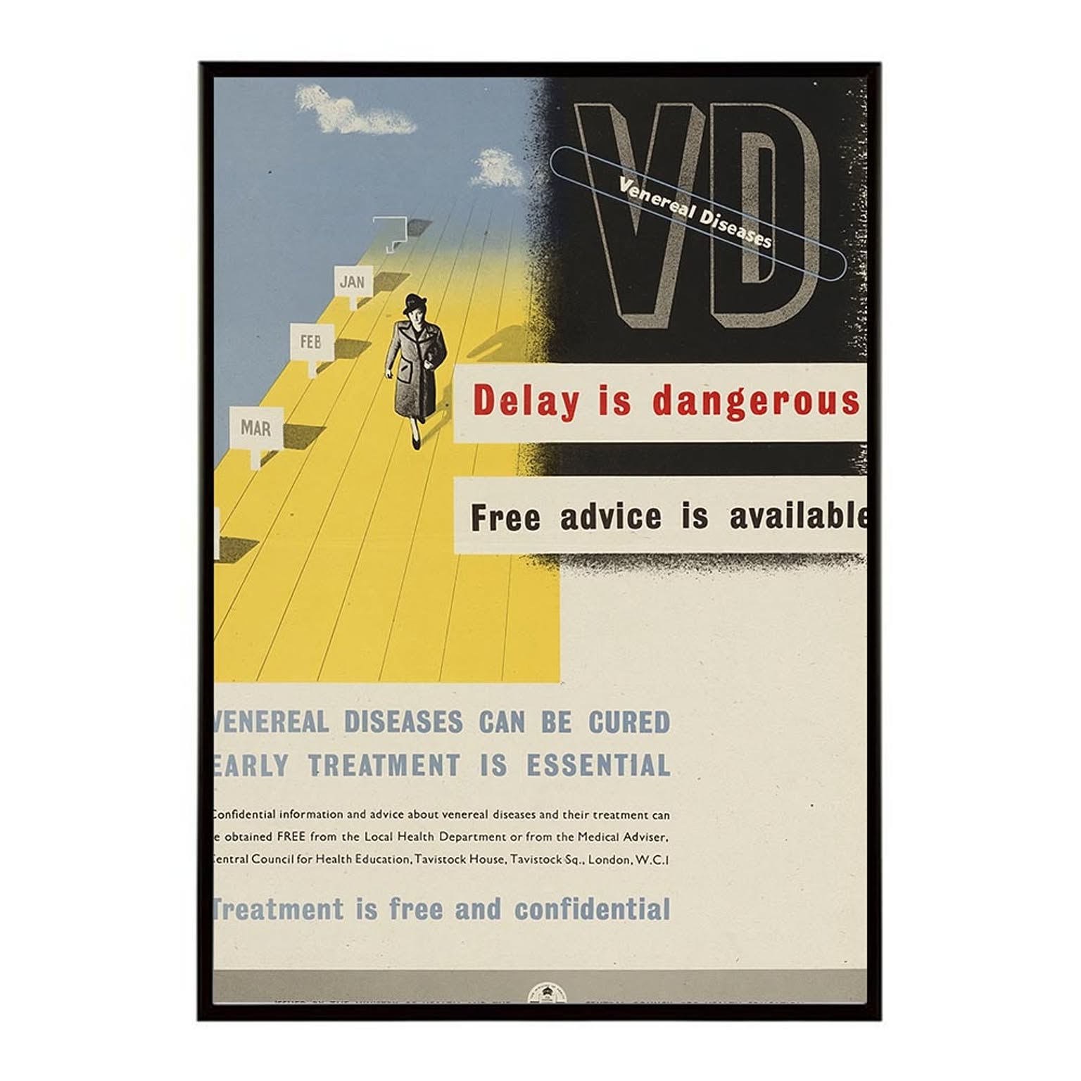 EFPI Venereal_Diseases_?_Delay_is_Dangerous!_2超古いポ【bn-poster-1742】 - 通販 ...