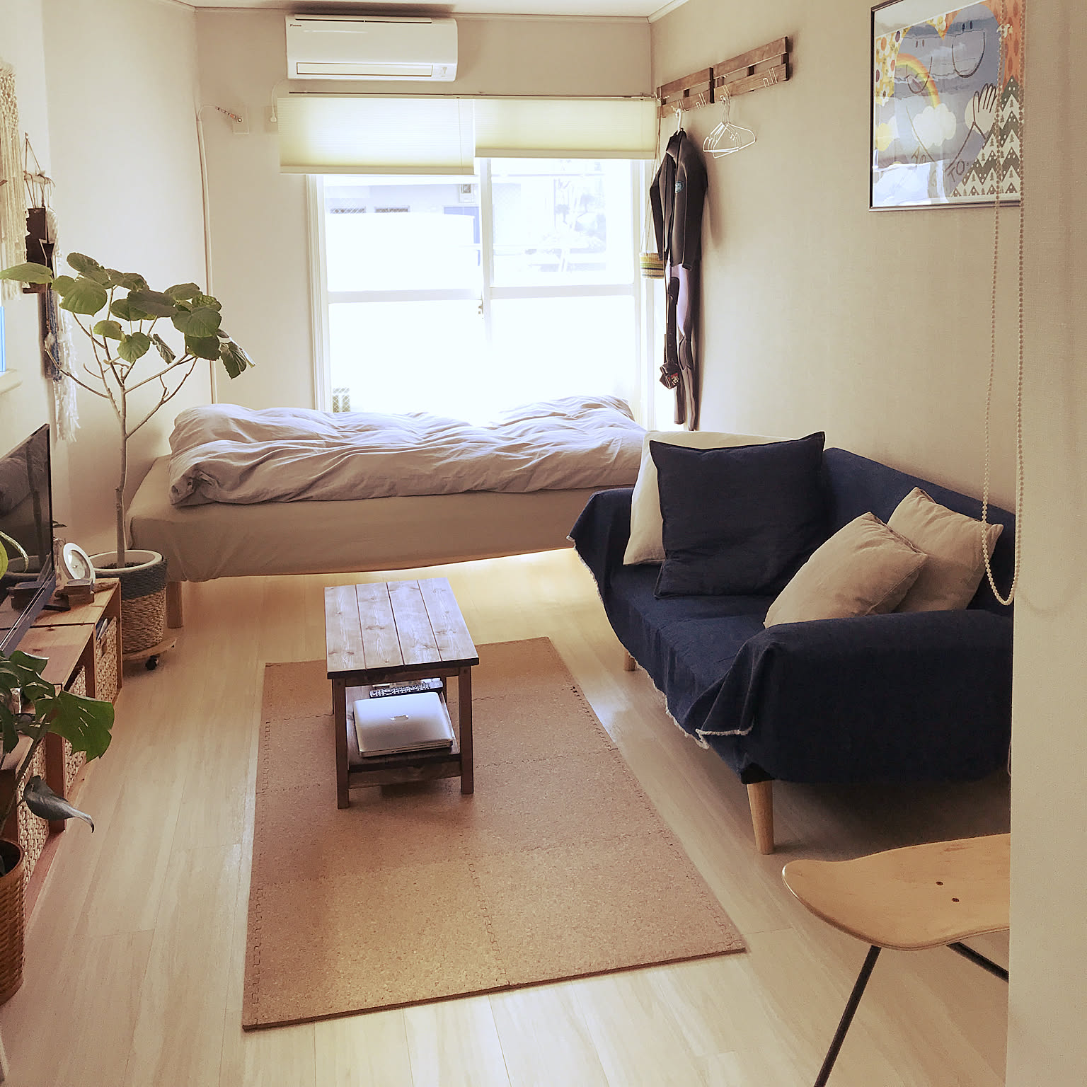 「16m2。心地良い空気感と海を思わす、心も体も整うお部屋」 by yamさん | RoomClip mag | 暮らしとインテリアのwebマガジン