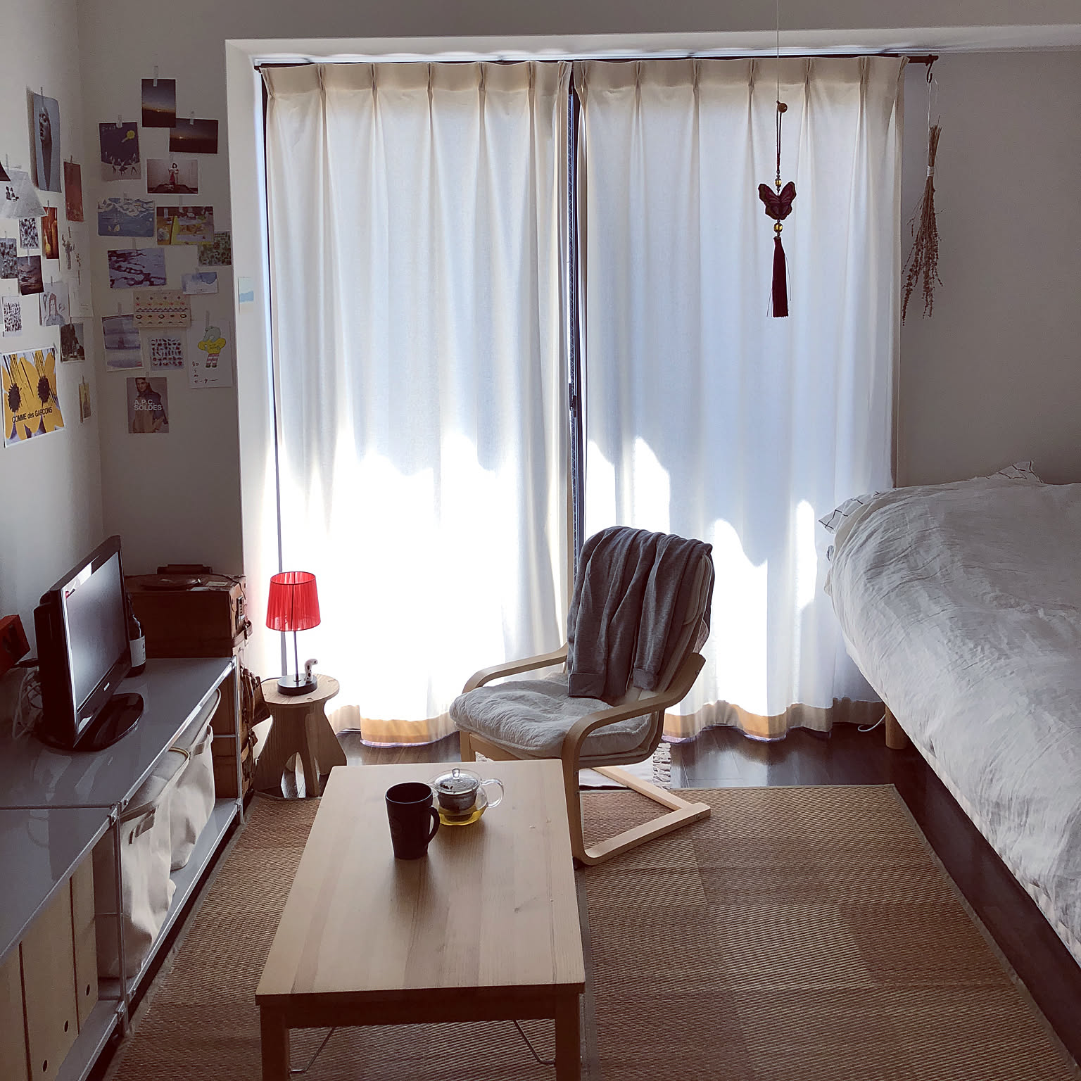 「24m2。自分らしさも快適も楽しむ、シンプルな1K空間」 by h_r_nさん | RoomClip mag | 暮らしとインテリアのwebマガジン