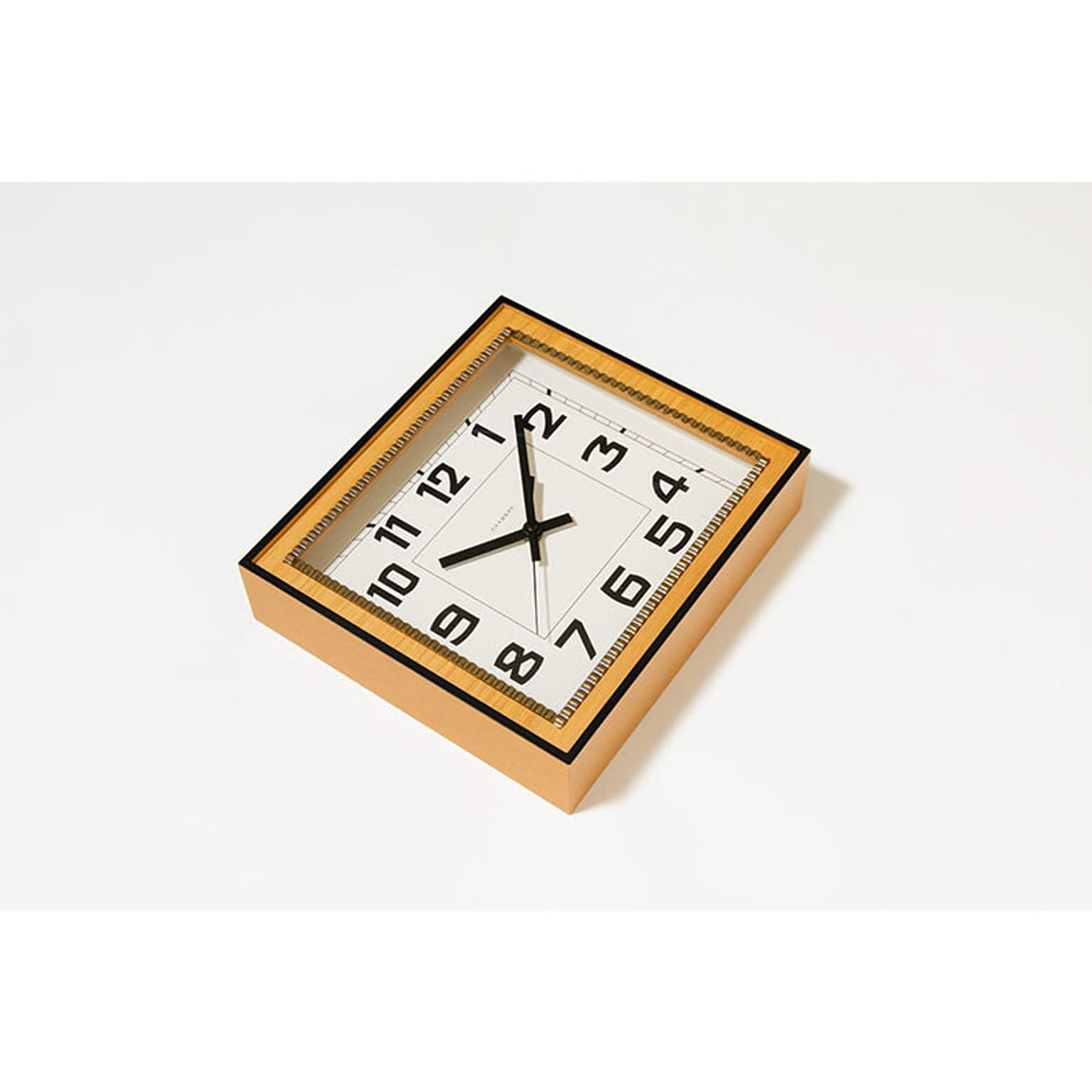 【INTERZERO/インターゼロ】CHAMBRE BRASS RECTANGLE CLOCK シャンブル ブラスレクタングルクロック - 通販 | RoomClipショッピング