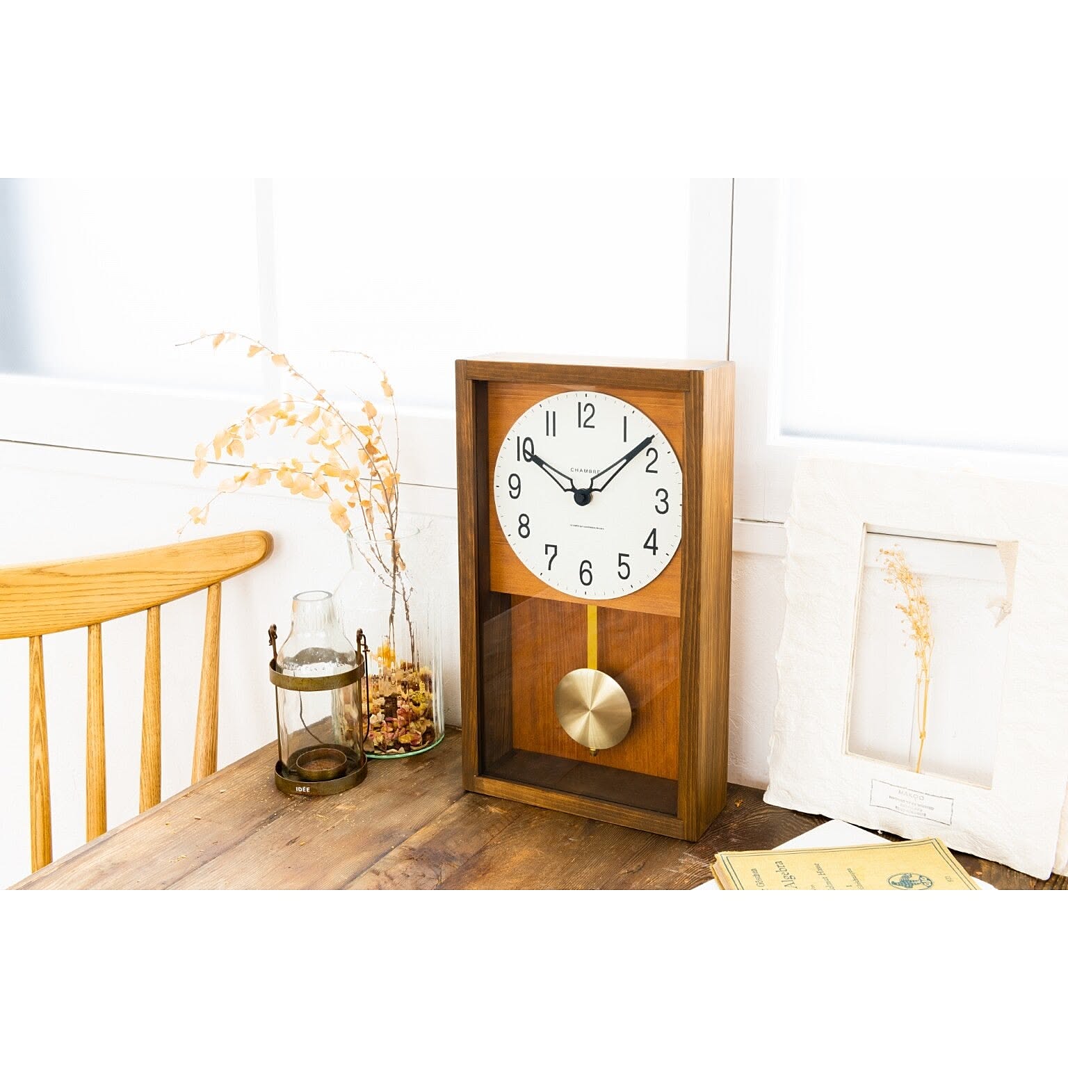 INTERZERO Chambre HINOKI PENDULUM CLOCK - 通販 | RoomClipショッピング